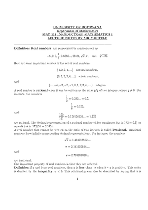 Maths JCE 2018 Paper 2 - Revision - introductory to mathematics - UB ...