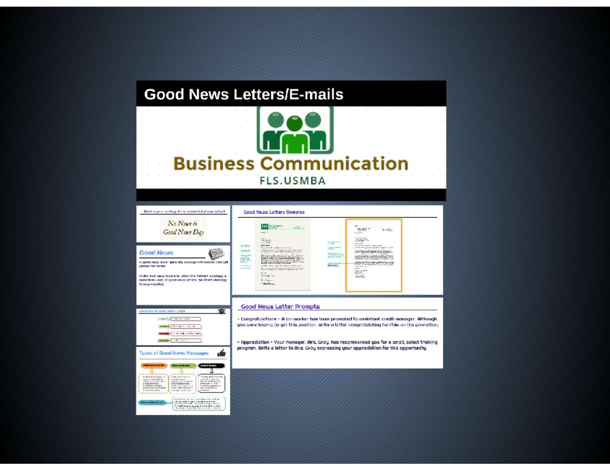 Business Communication Course - English Studies - Studocu