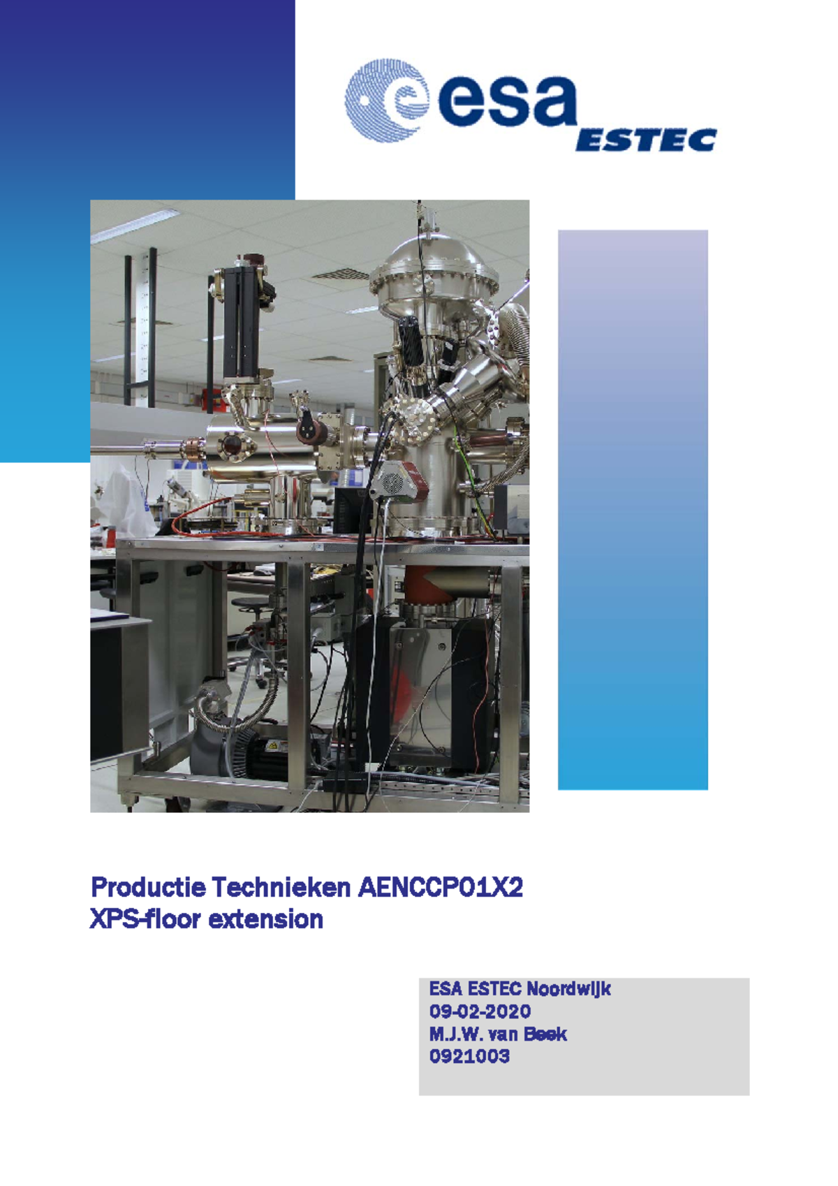 Productie Techniek Engineering DT2A MJW van Beek - 0921003 - Productie Technieken AENCCP01X ...