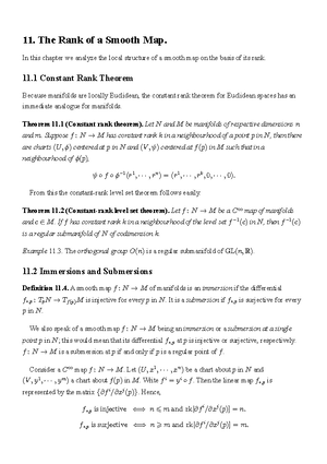 8 The Tangent Space - Notes for An Introduction to Manifolds by Tu. - 8 ...