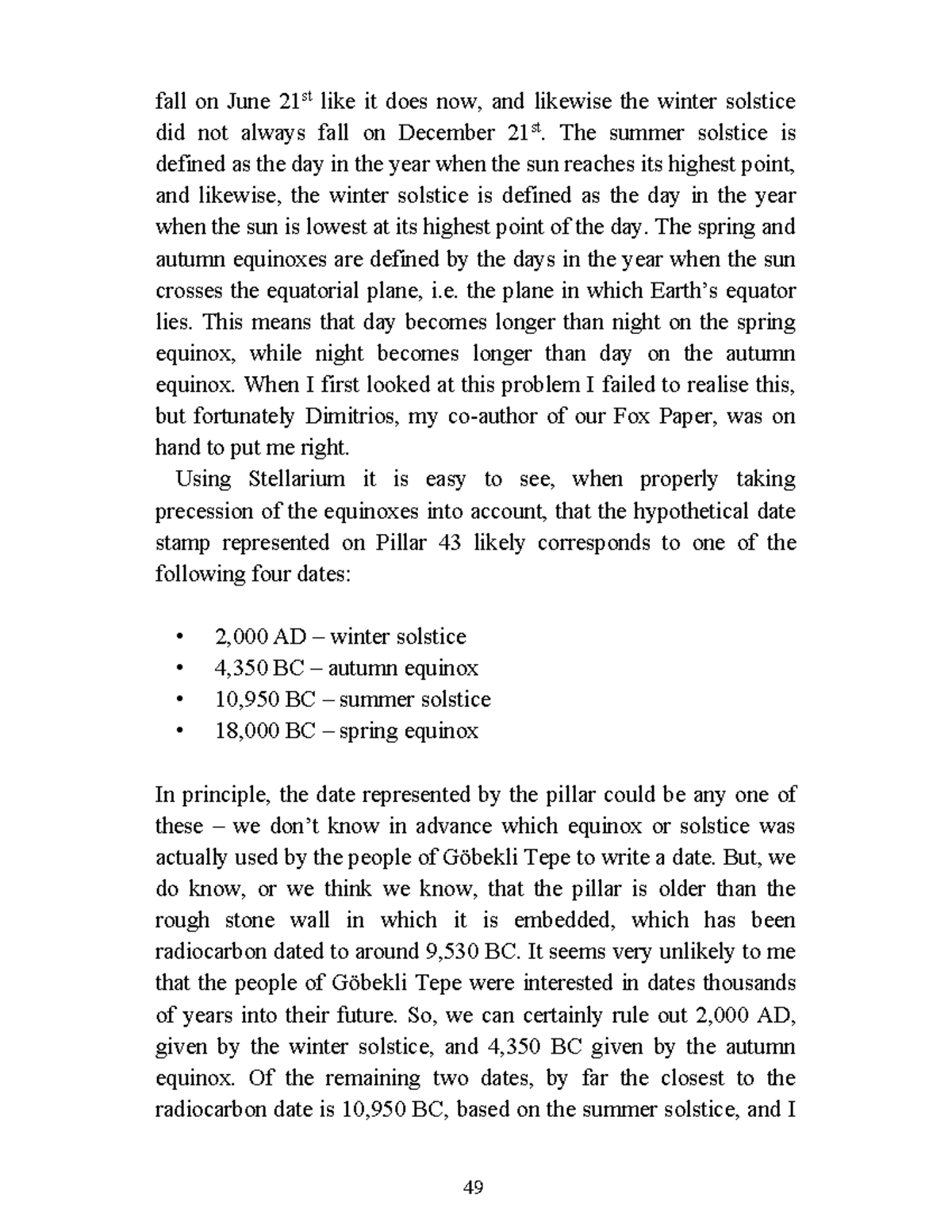 History - Prehistory Decoded 5 - fall on June 21 st like it does now ...