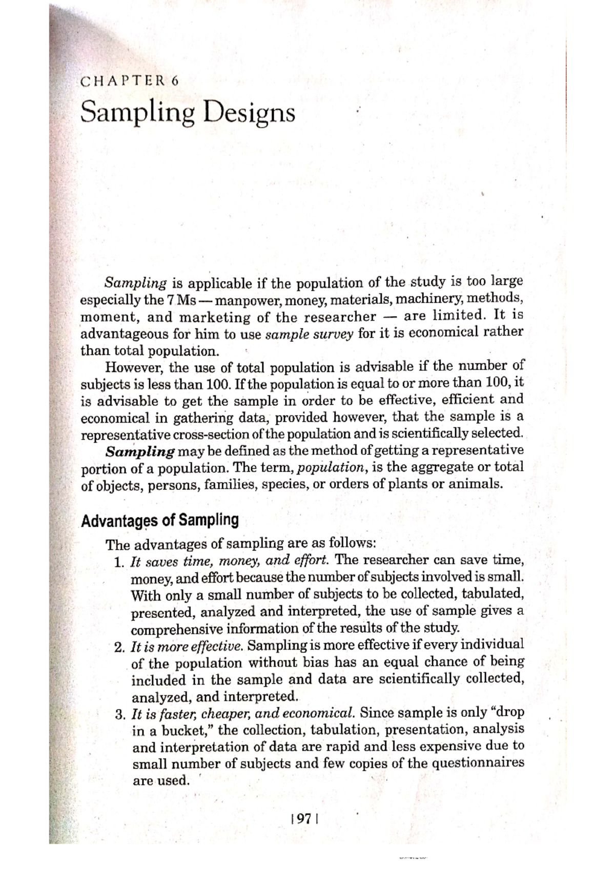 AE6 - Chapter 6 It's a lecture notes on Accounting Research Method ...