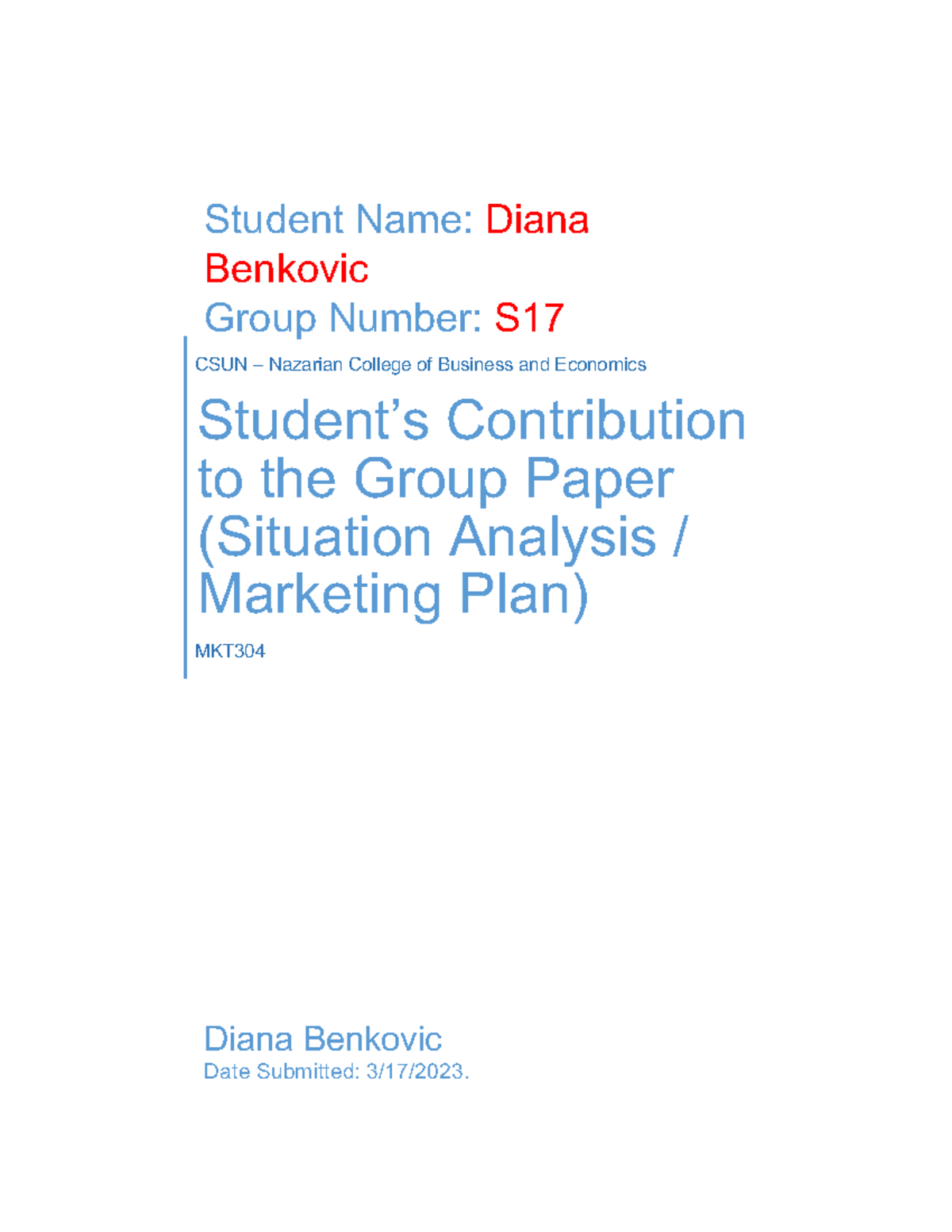 Paper Contribution Template - CSUN – Nazarian College of Business and ...