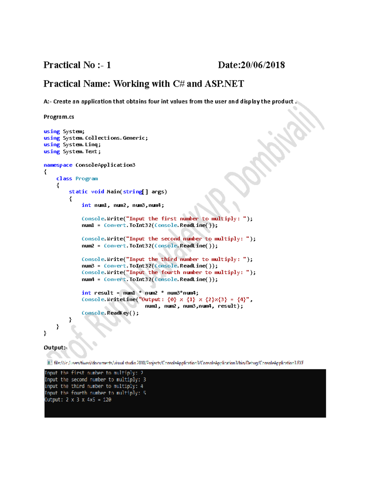 Awp2 Pratical Notes Awp Practical Codes Practical No 1 Date2006 Practical Name 