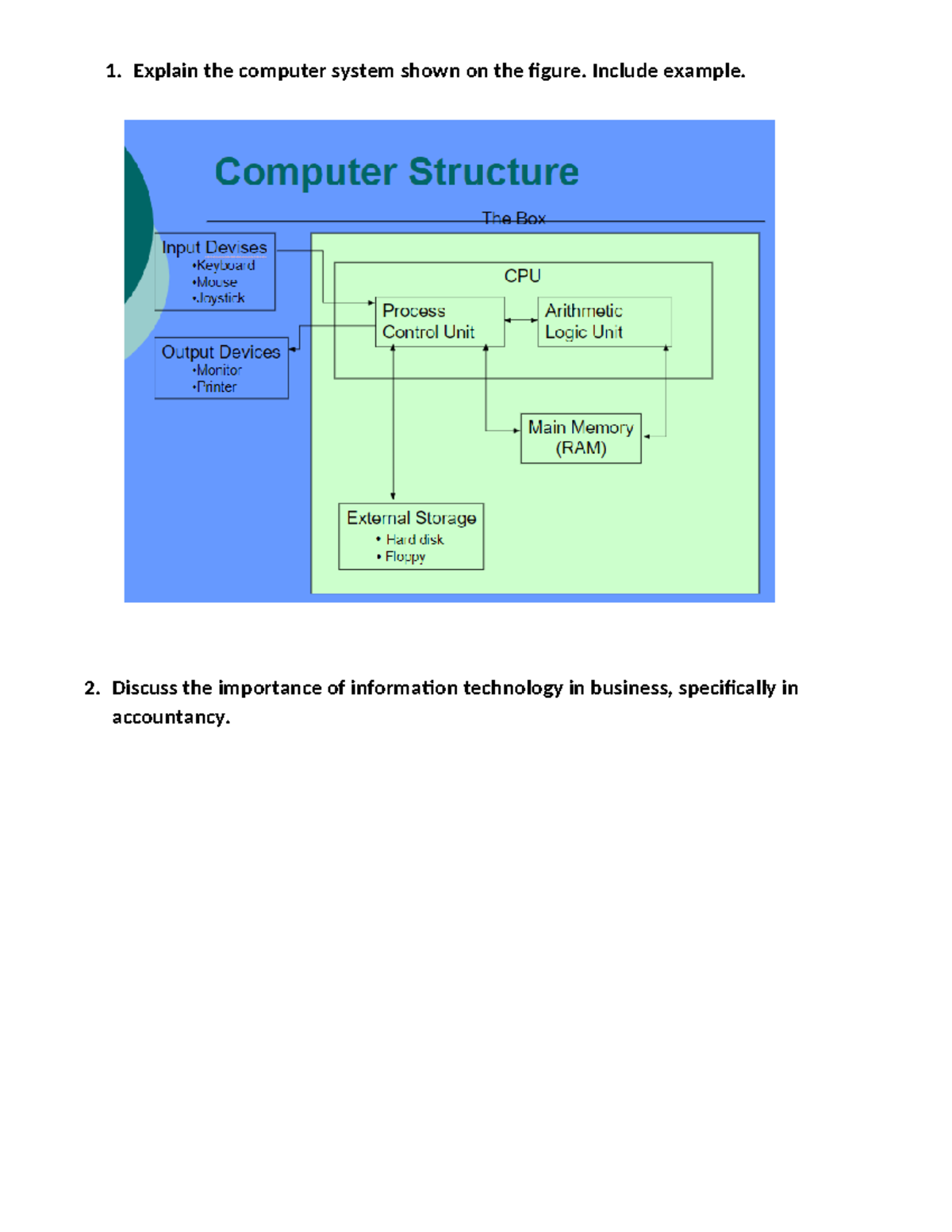 IT Business Tools Activity#1 - Hospitality industry - Explain the ...