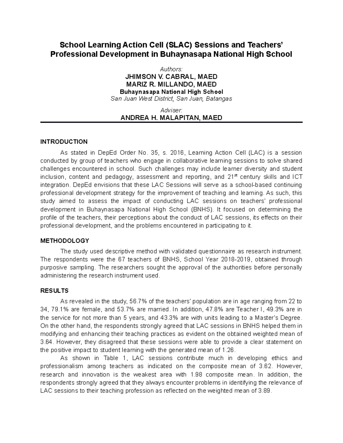 9 - PRACTICEAL MATERIALS - School Learning Action Cell (SLAC) Sessions ...