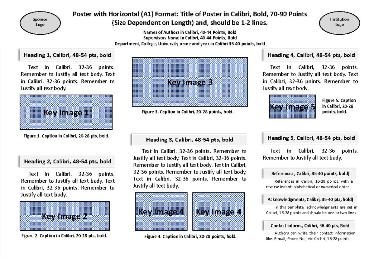 Poster with Horizontal (A1) Format - Poster with Horizontal (A 1 ...