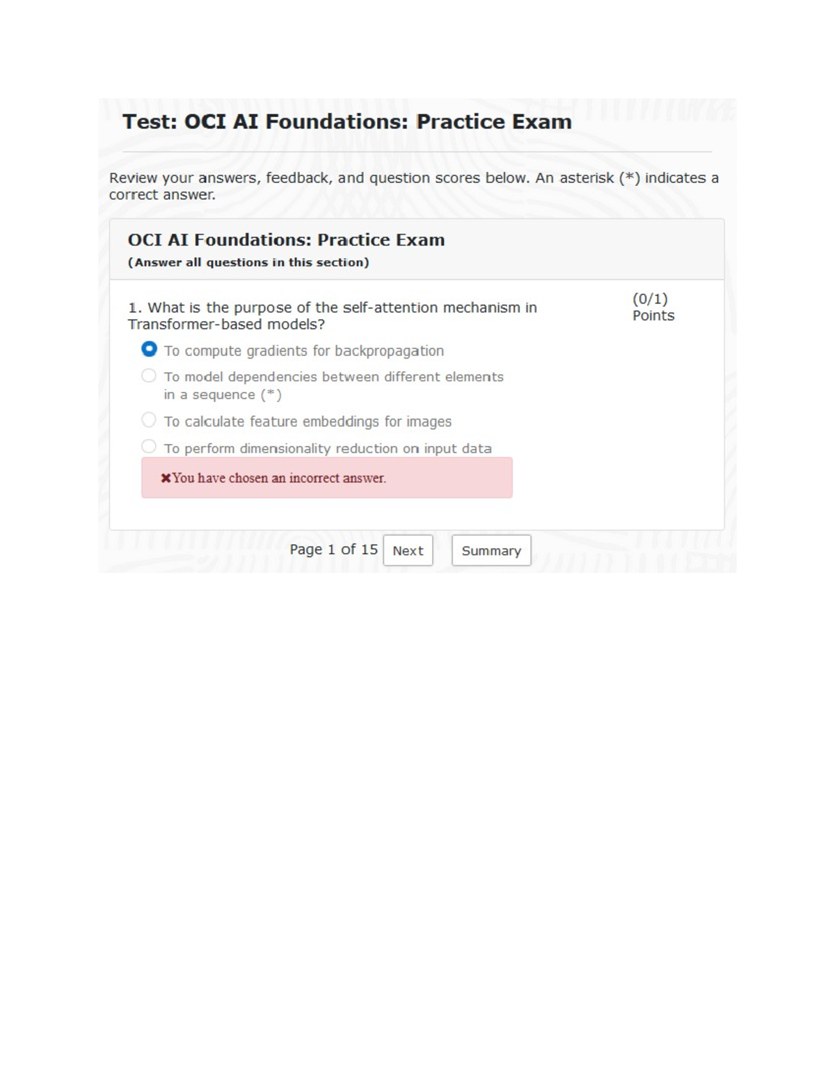 ORCL - Become An OCI AI Foundations Associate (2023) Exam test ...