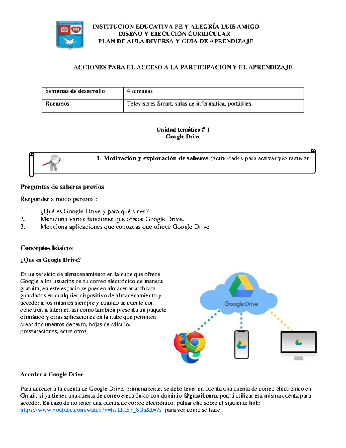 Guia de aprendizaje de tecnología grado octavo periodo 1 2023 ...
