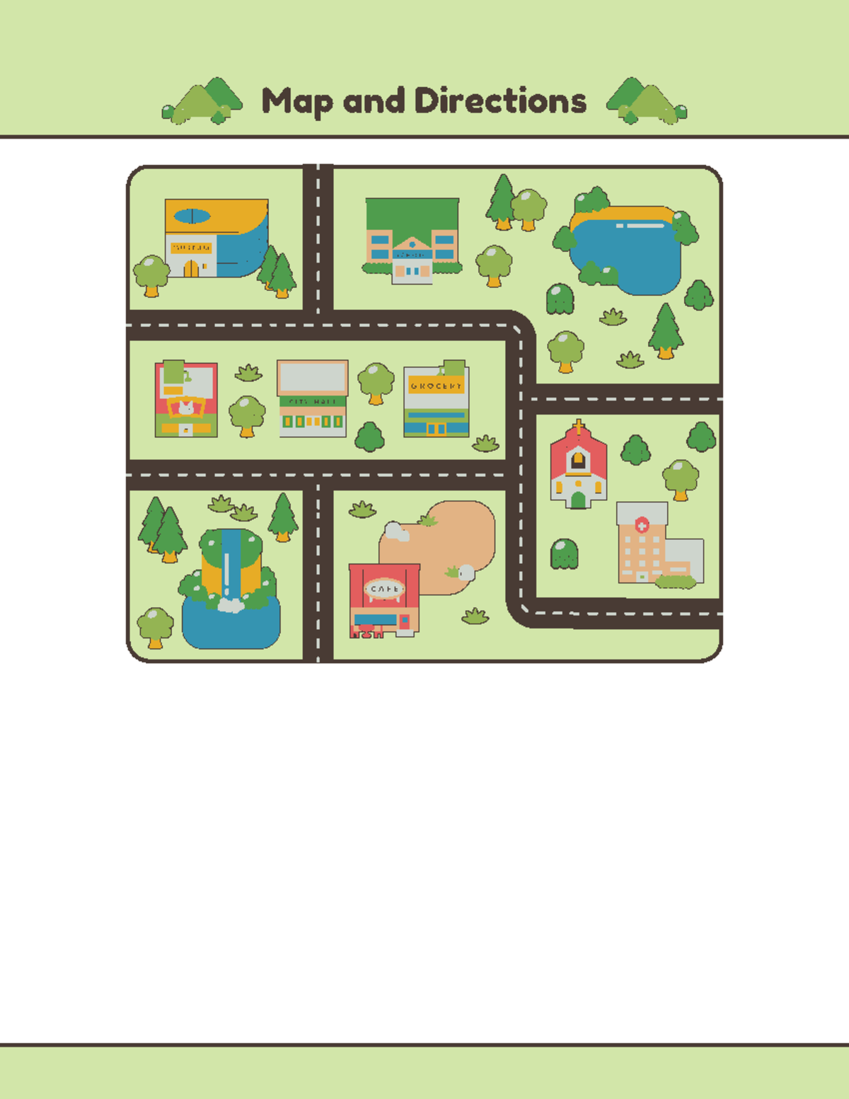 ASL I City Map without questions - Map and Directions - Studocu