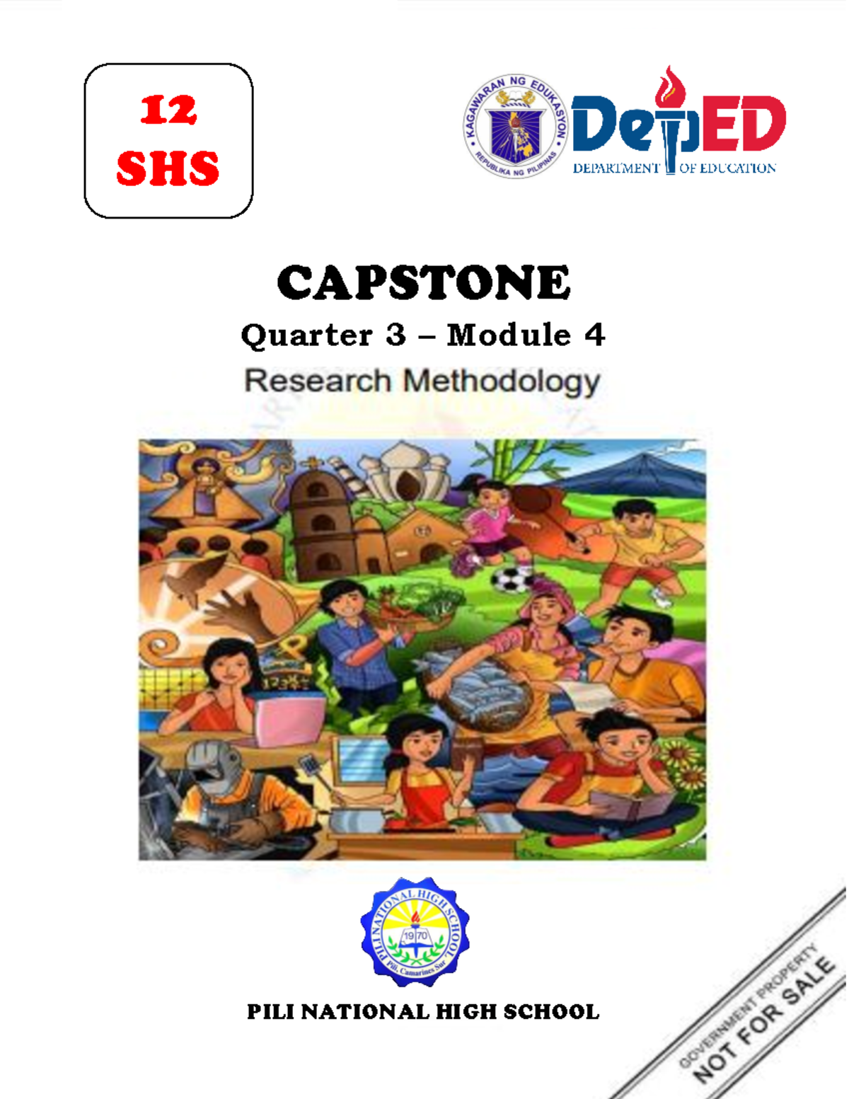 Capstone quarter 3 module 4 research methodology - CAPSTONE Quarter 3 – Module 4 12 SHS PILI ...