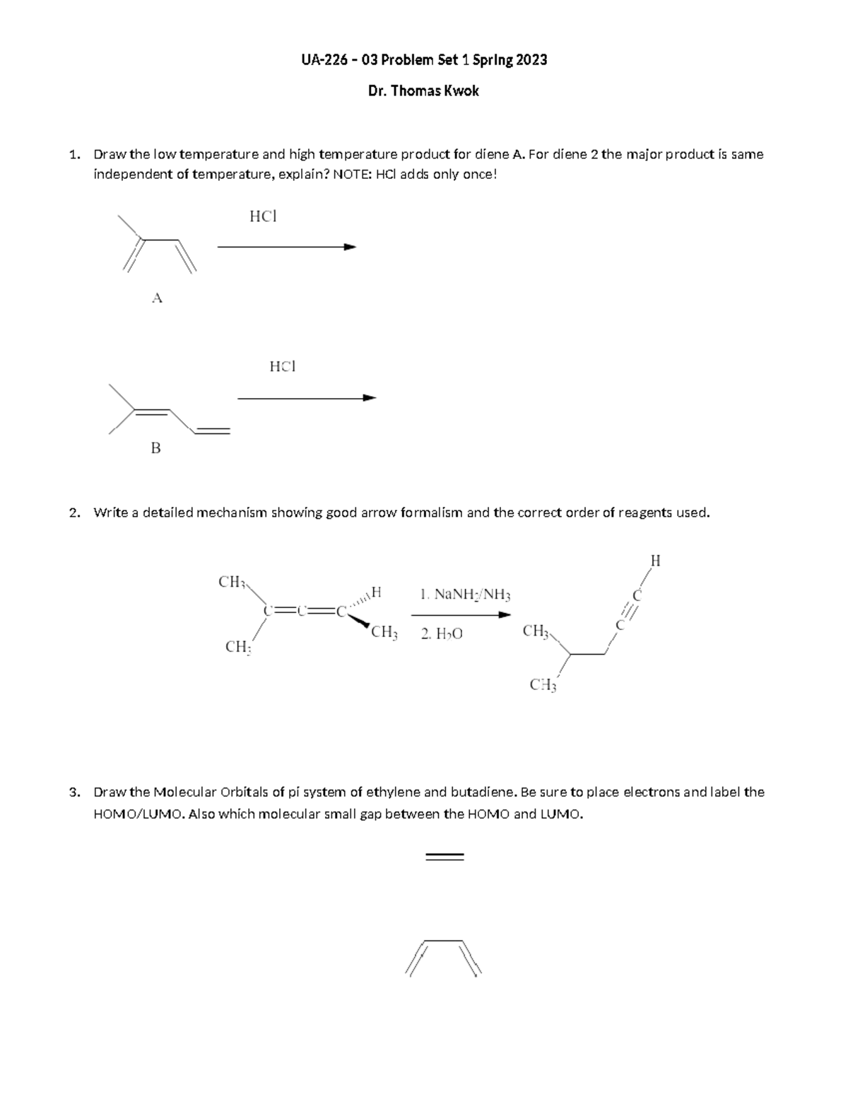 Problem Set 1 - NAN - UA-226 – 03 Problem Set 1 Spring 2023 Dr. Thomas ...