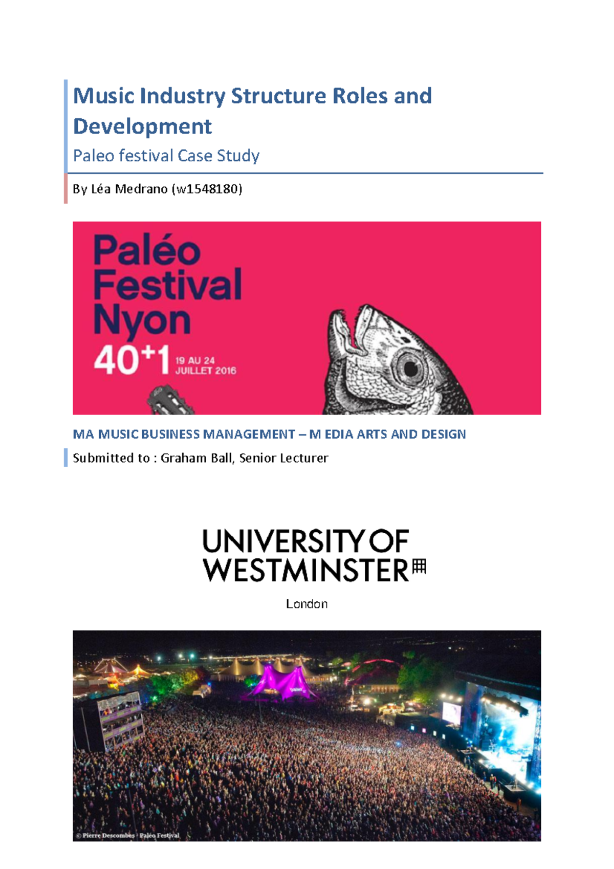 Seminar Assignments, Music Industry Structure Roles and Development ...