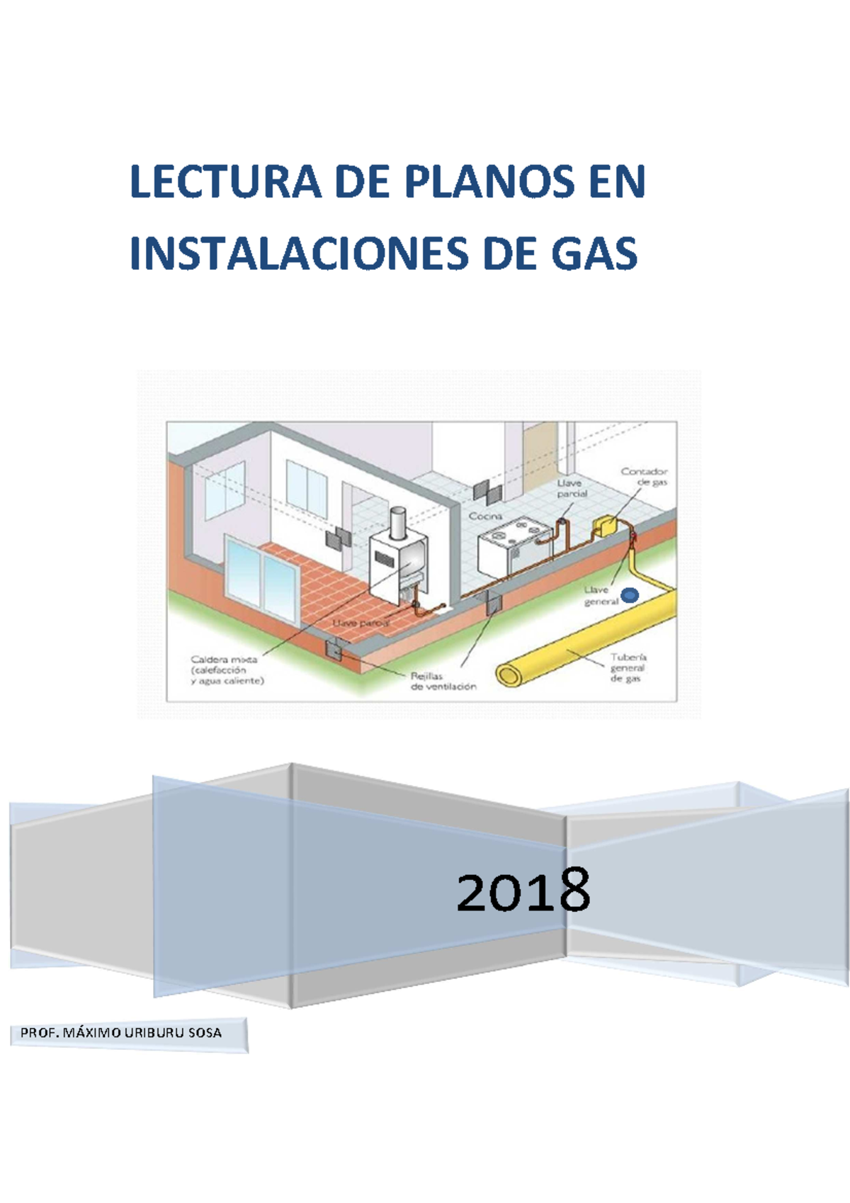 Manual DE Lectura DE Planos I - PROF. MÁXIMO URIBURU SOSA LECTURA DE PLANOS EN INSTALACIONES DE ...