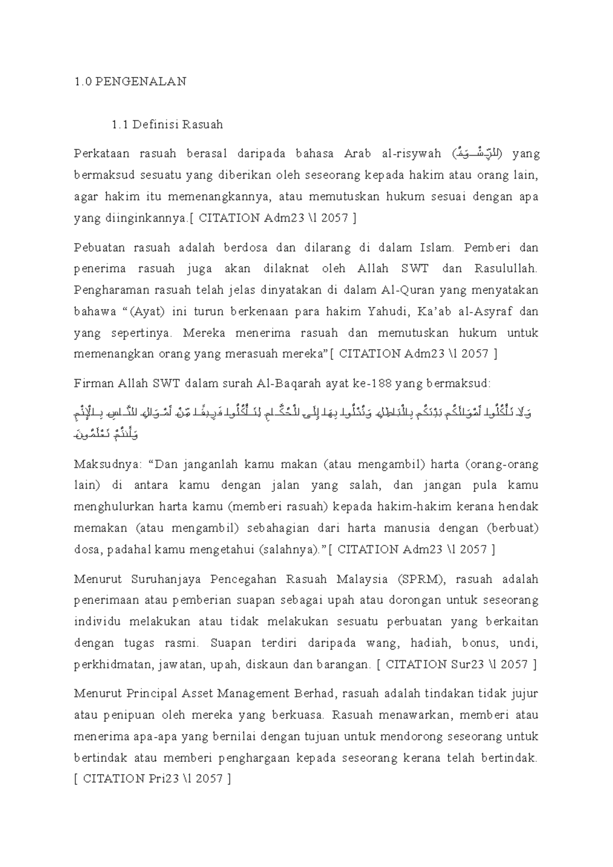 FIQH Rasuah 2 - hehehe - Anatomía humana - 1 PENGENALAN 1 Definisi ...