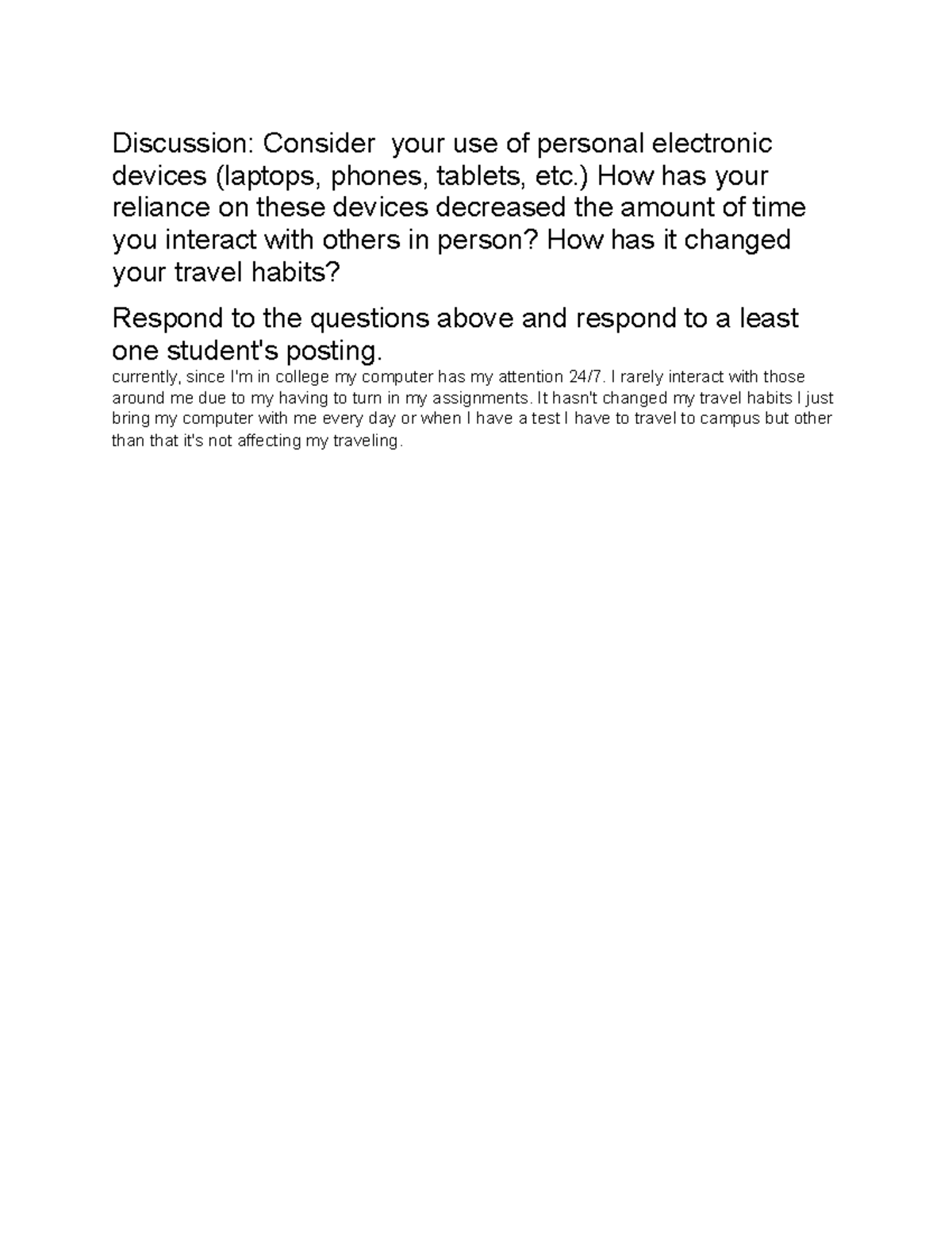 Dcssuion 4 Discussion Question That Is Asked In The First Semester Of dcssuion-4-discussion-question-that-is-asked-in-the-first-semester-of