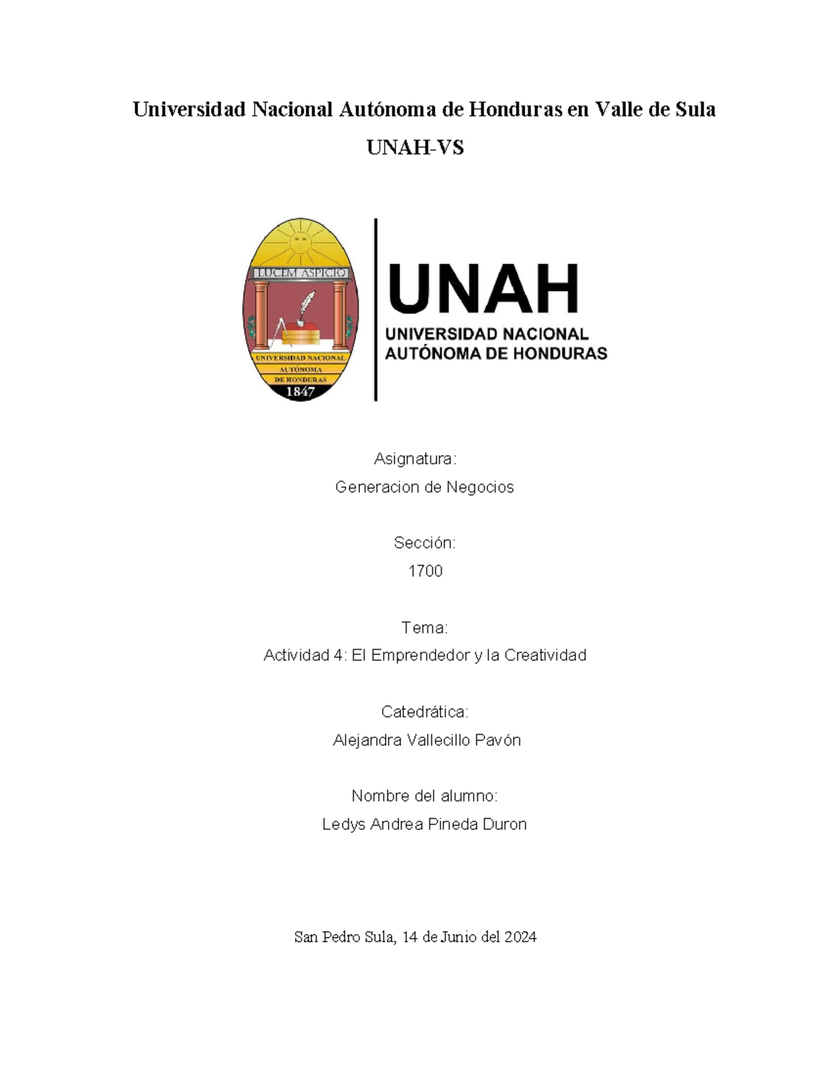 Caratula-ejemplo - cssssss - Universidad Nacional Autónoma de Honduras ...