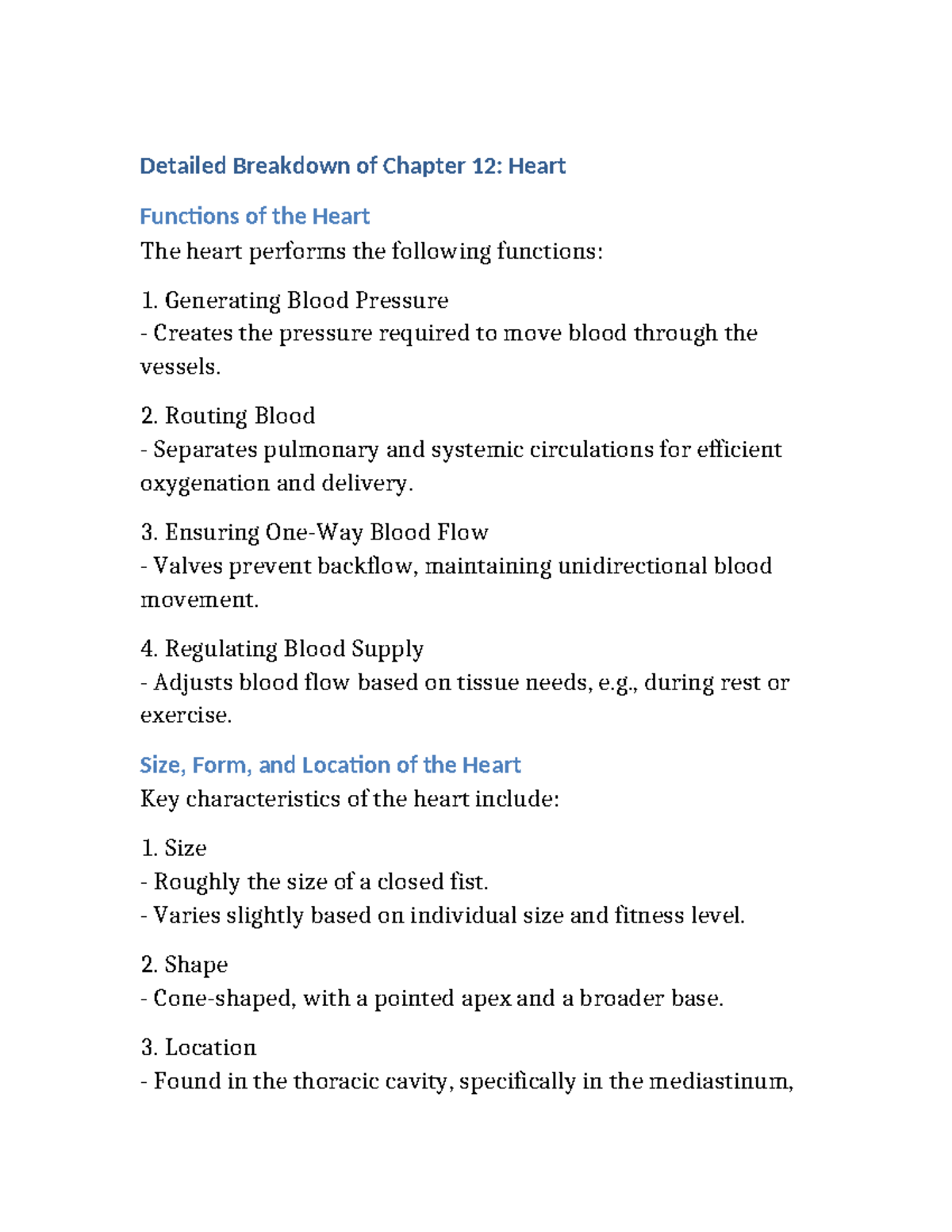 Chapter 12 Heart Details Updated - Detailed Breakdown of Chapter 12 ...