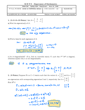 MATH 260 Syllabus - Math 260 Spring 2022 Syllabus Instructors: Mahmut ...
