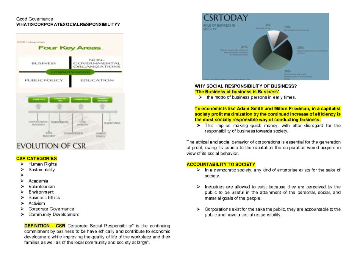 GOOD Governance Module 3 - Good Governance ...
