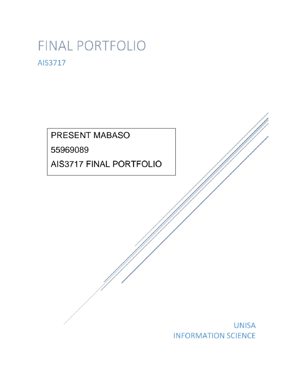 55969089 AIS3717 Portfolio - AIS3717 - Studocu