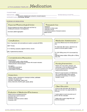 ATIMedication Template ( Cefoxitin IV) - ACTIVE LEARNING TEMPLATES ...