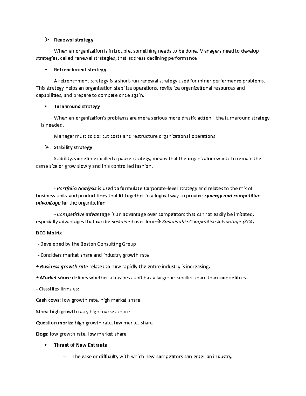 Renewal strategy QTRE303 Renewal strategy QTRE303 - Renewal strategy ...