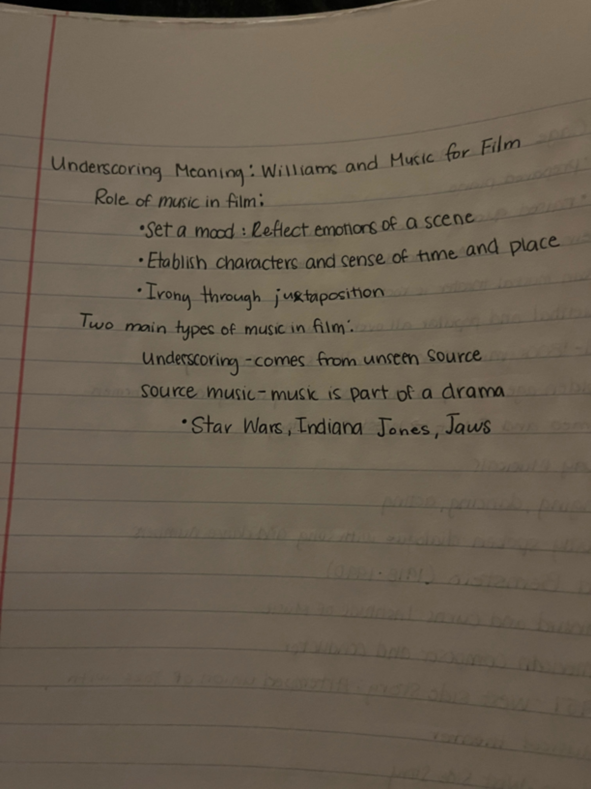 Music appreciation part 10 - Underscoring Meaning: Williams and Music ...