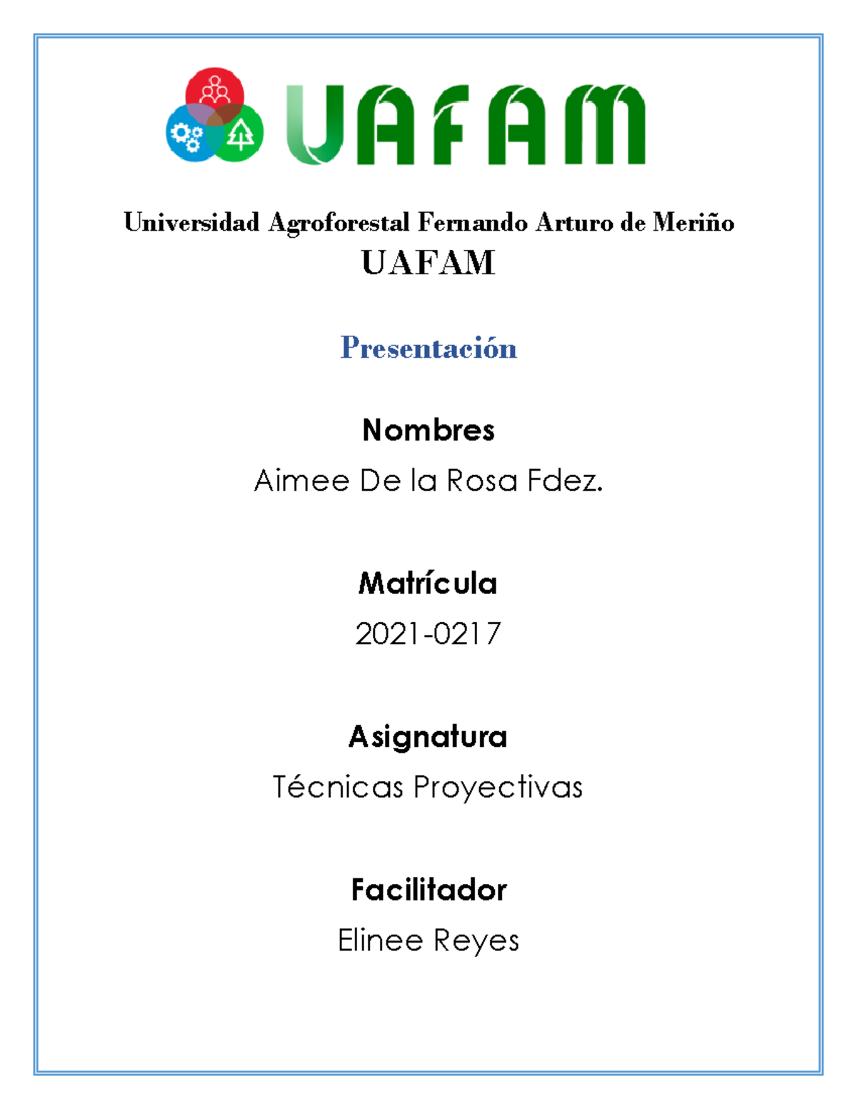 Diario de Doble entrada TP - Universidad Agroforestal Fernando Arturo ...