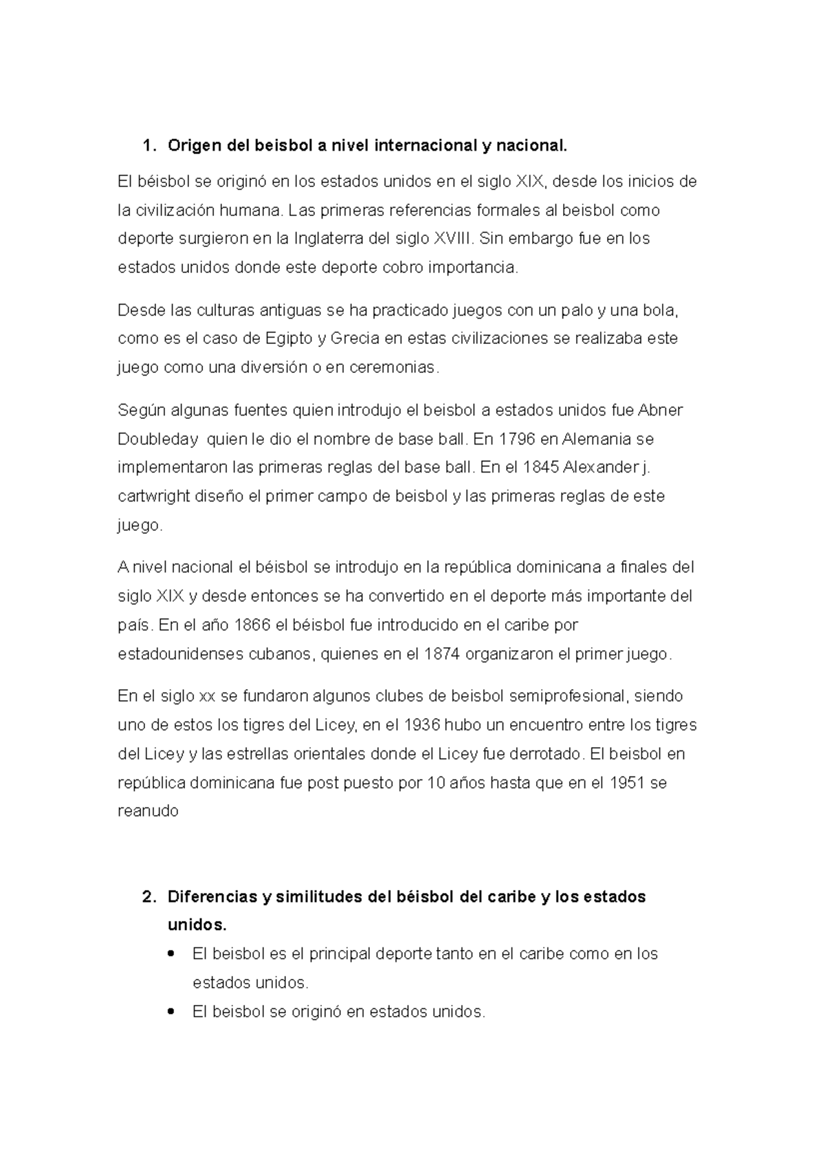 Unidad 1 Beisbol II EL BEISBOL EN REPUBLICA DOMINICANA Y EL MUNDO - 1 ...
