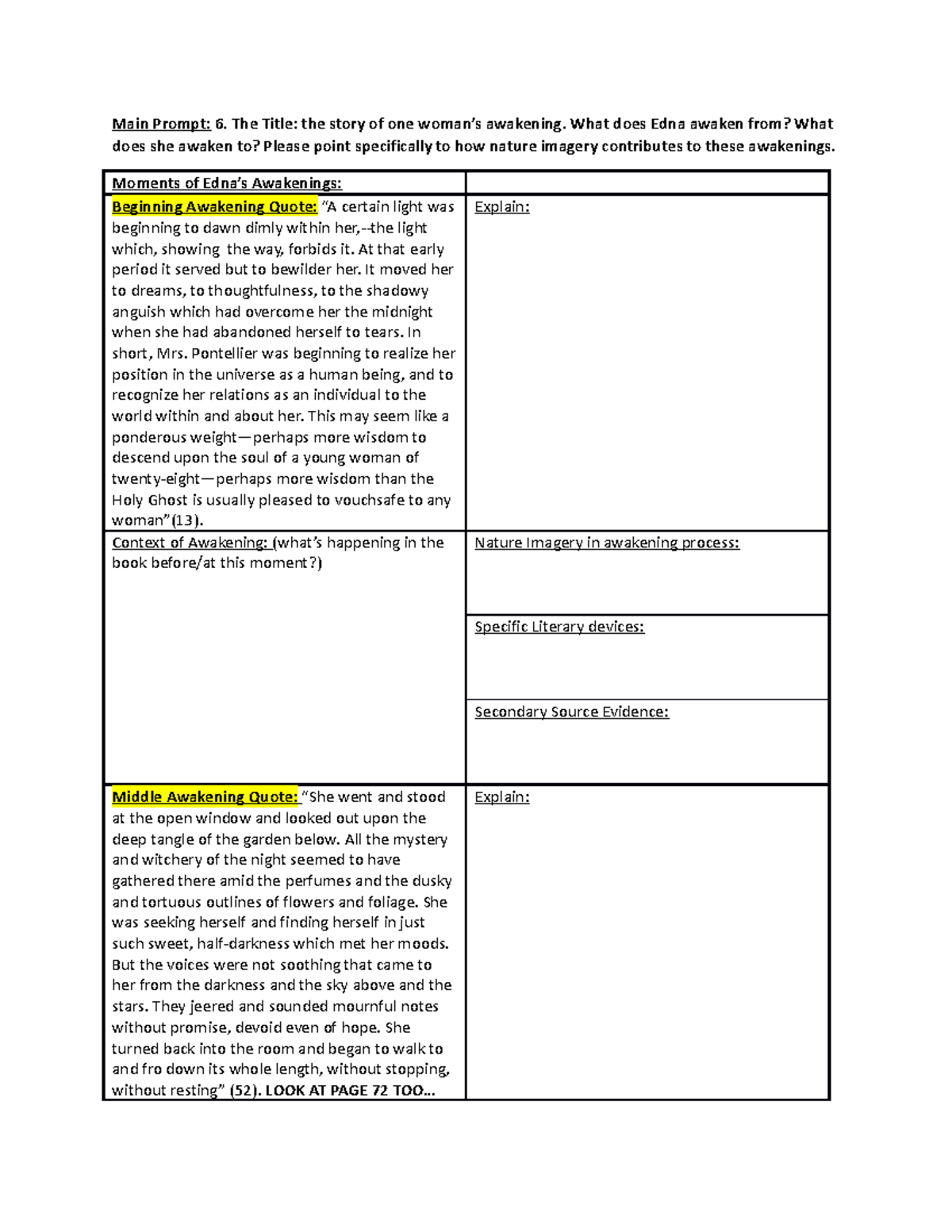 Group Literary Analysis 6 copy - Main Prompt: 6. The Title: the story ...