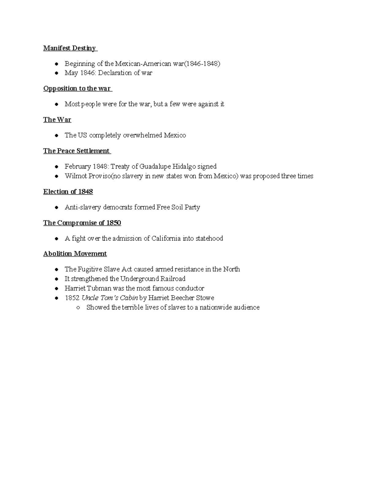 The Manifest Destiny - us history book report - Manifest Destiny ...