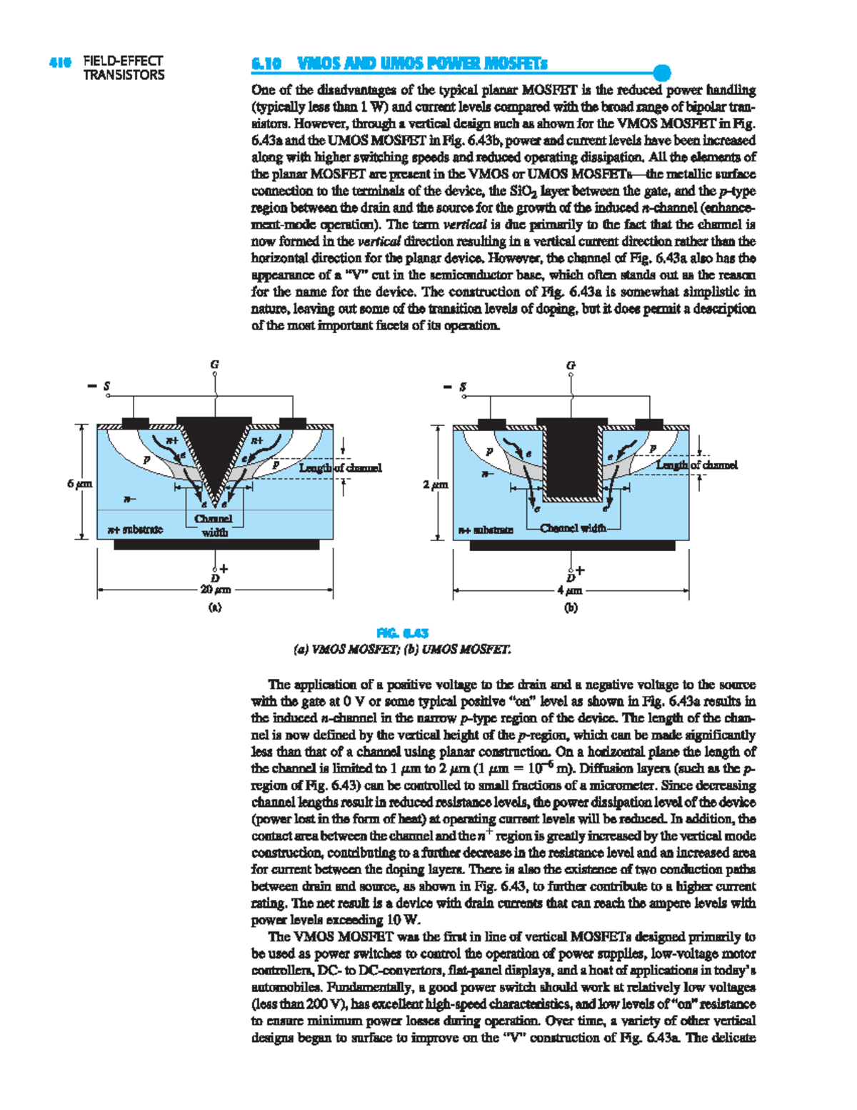 VMOS and UMOS Power Mosfets - Electronic Circuit: devices and analysis ...