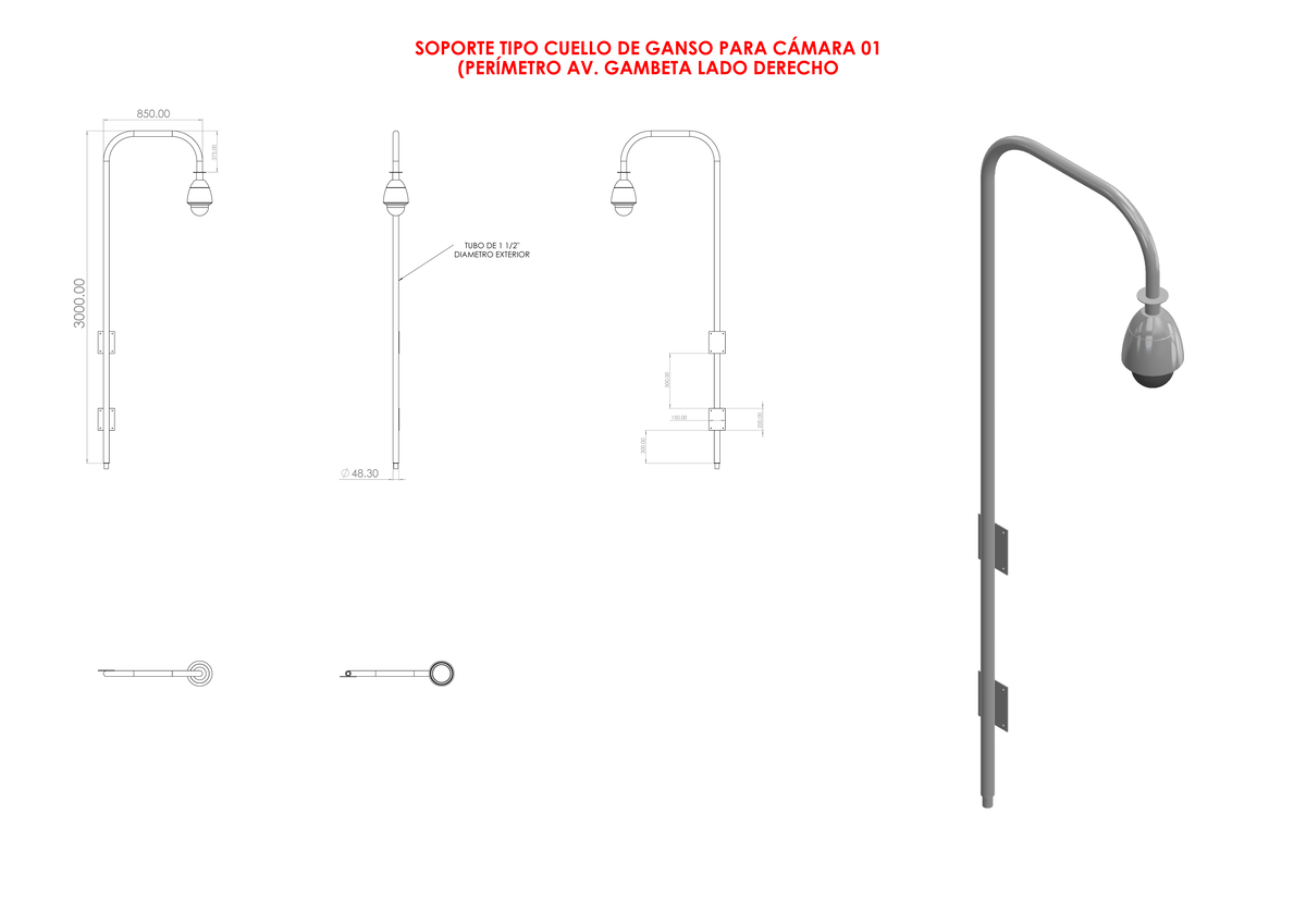 Soporte Cuello DE Ganso Camara 01 - Modelamiento y diseño orientado a ...