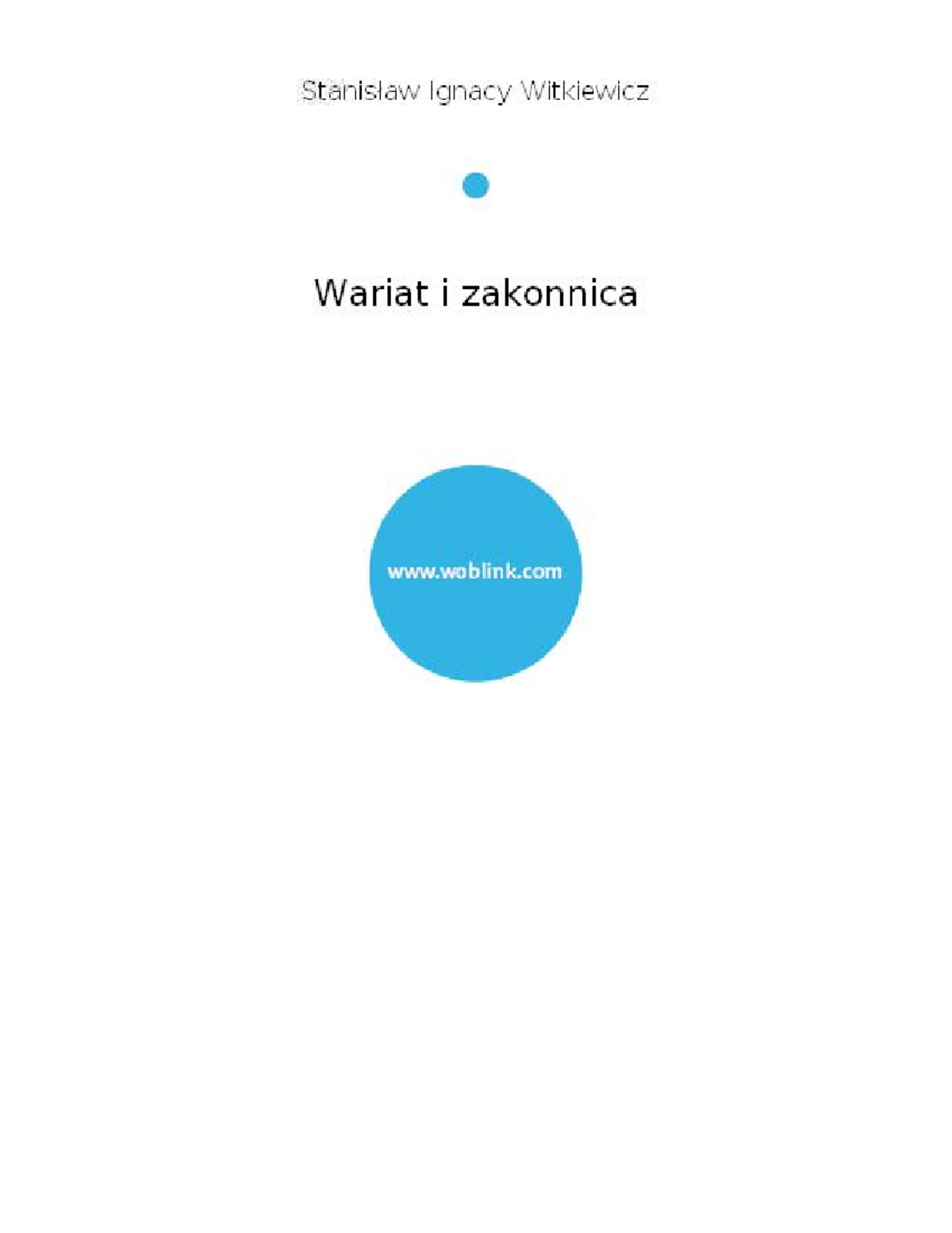 Wariat i zakonnica - Plik jest zabezpieczony znakiem wodnym Stanisław ...