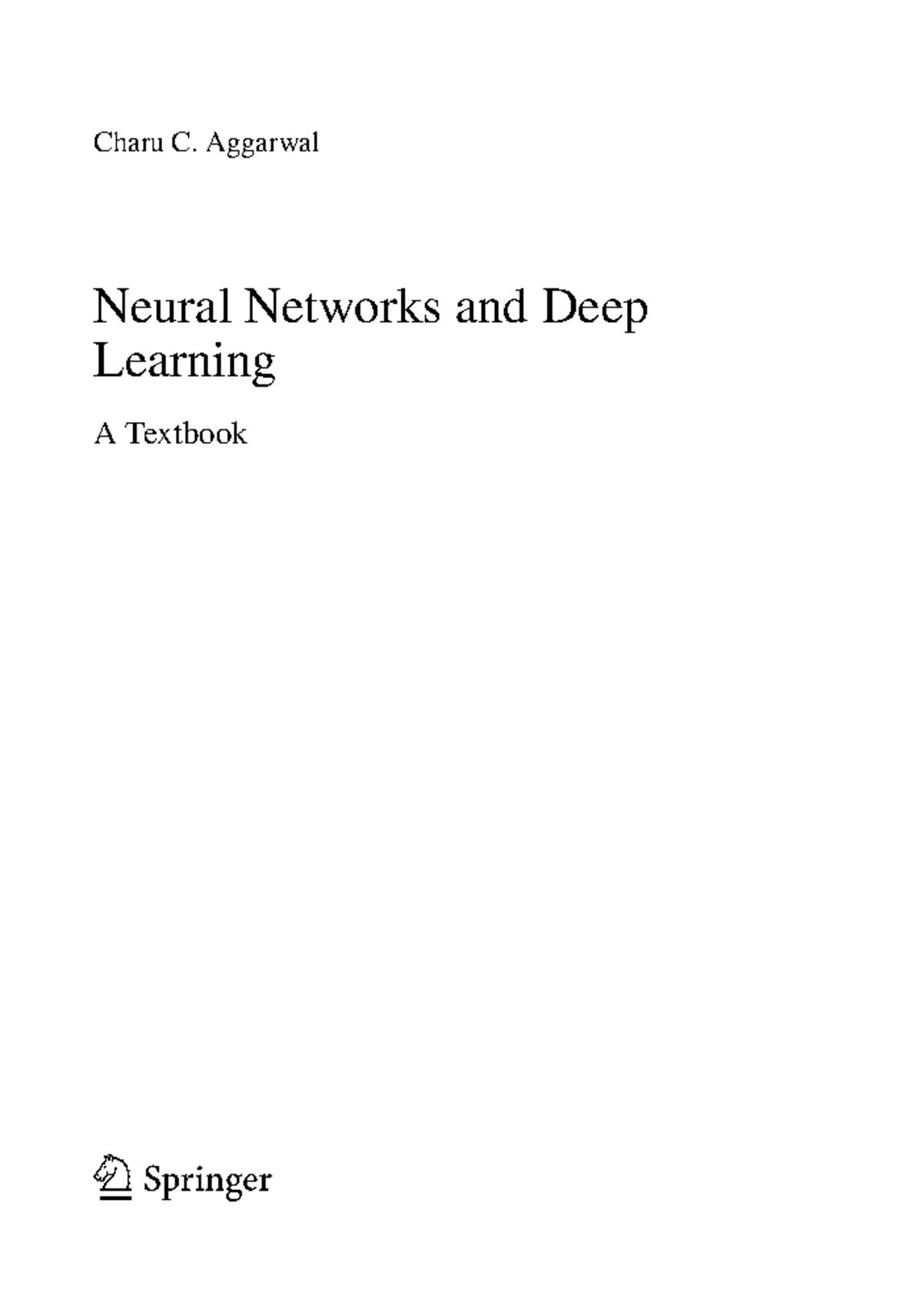 Contents - contendios - Charu C. Aggarwal Neural Networks and Deep ...