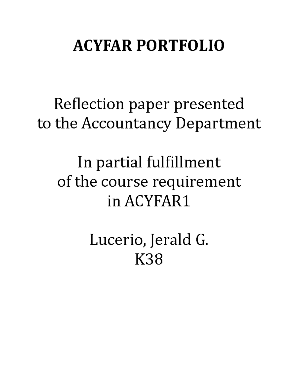 Critique Paper Acyfar 1K38 Lucerio, Jerald - ACYFAR PORTFOLIO ...