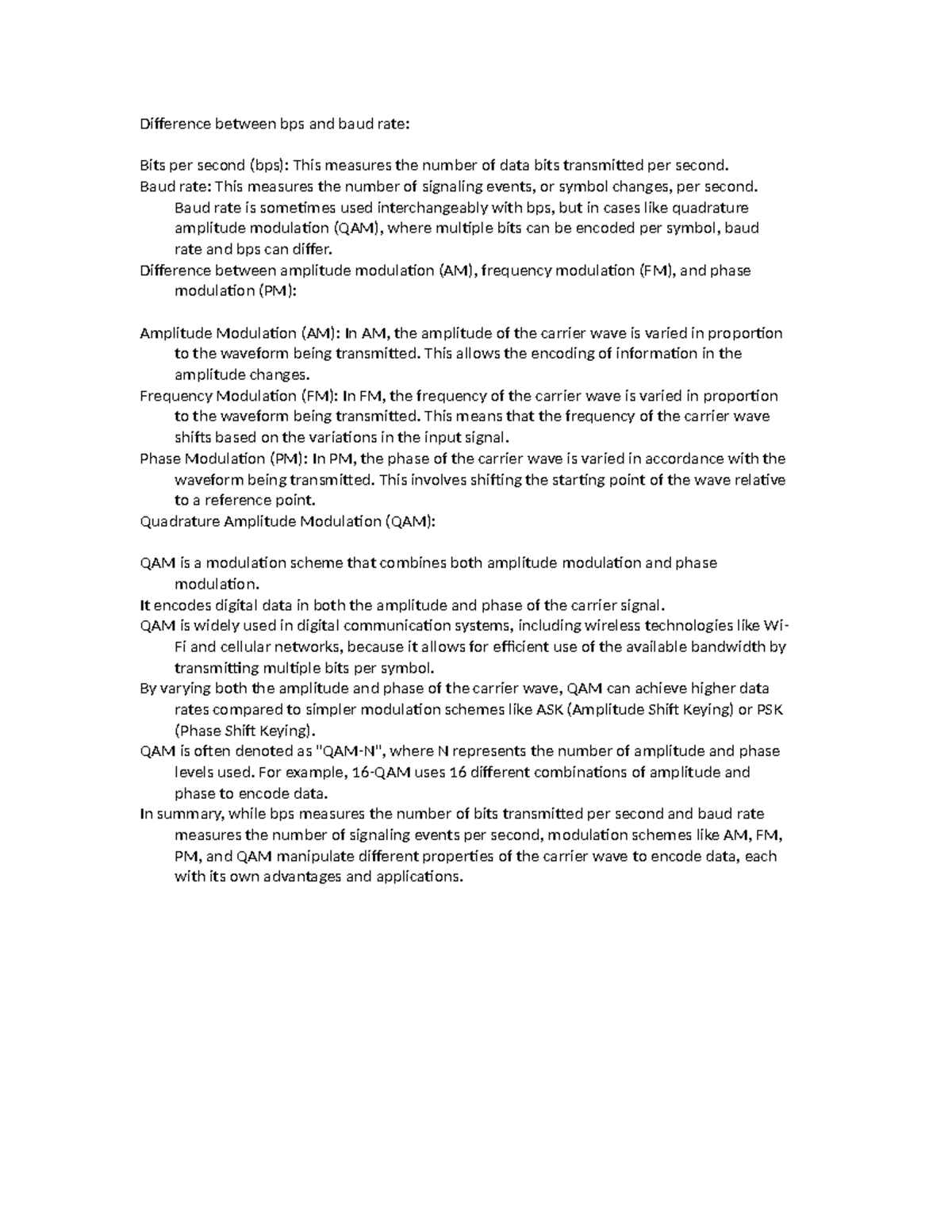 Cnet 304 - test - Difference between bps and baud rate: Bits per second ...