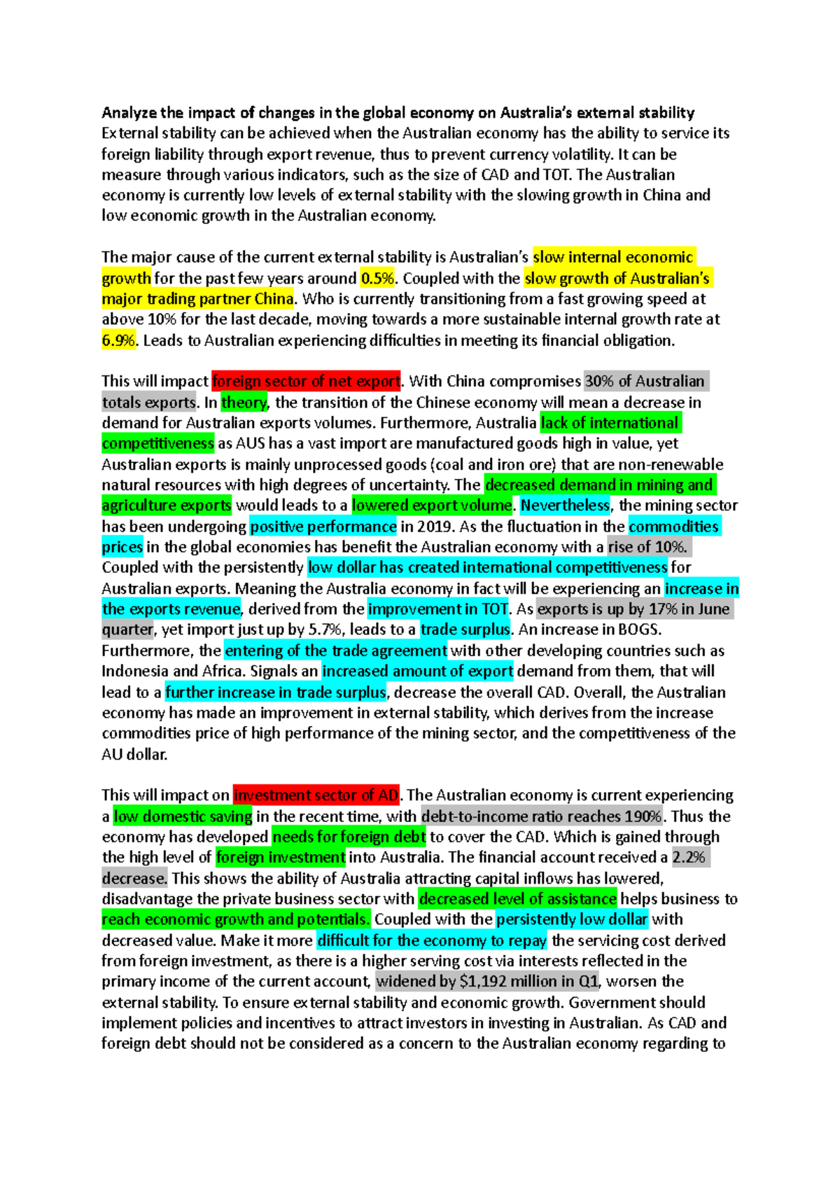 External stability edited - Analyze the impact of changes in the global ...