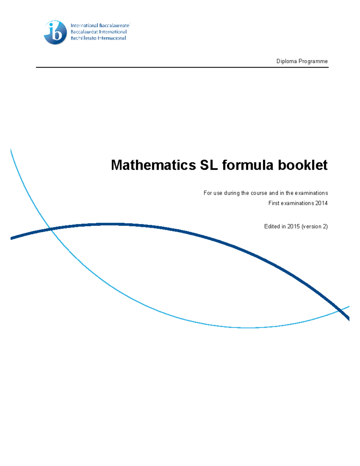 IBMath SLFormula - dfsd - Studocu