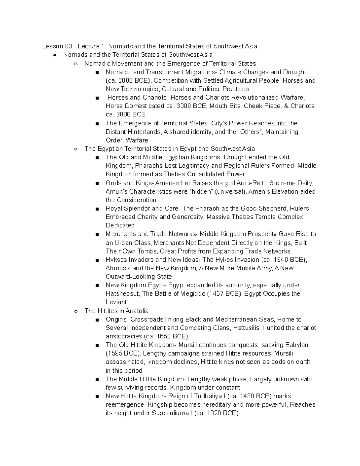 Copy of 111 - Lesson 03 Lecture 1 Nomads and the Territorial States of ...