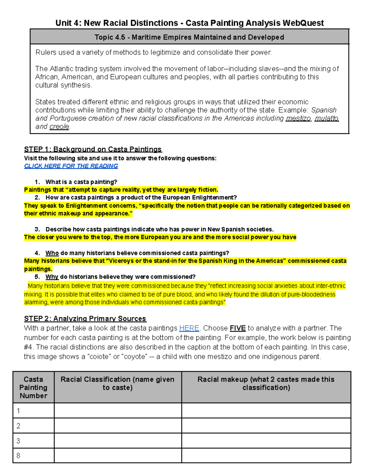 Catherine Quaresma - [Template] Unit 4 - New Racial Distinctions ...