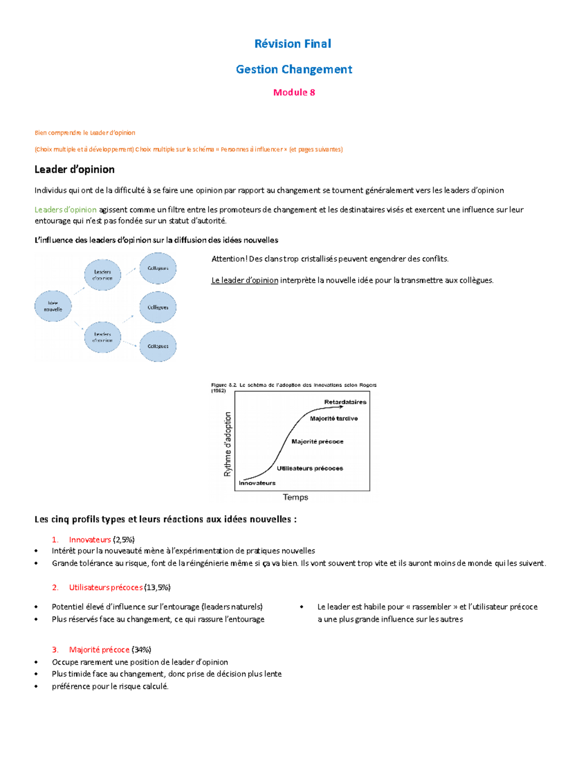 Revison Final GC - Aide de révison pour l'exam - Révision Final Gestion ...