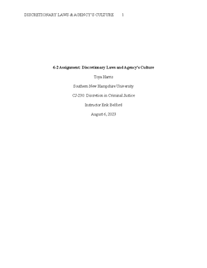 CJ 230 Module Four Assignment Template - CJ 230 Module Four Assignment ...