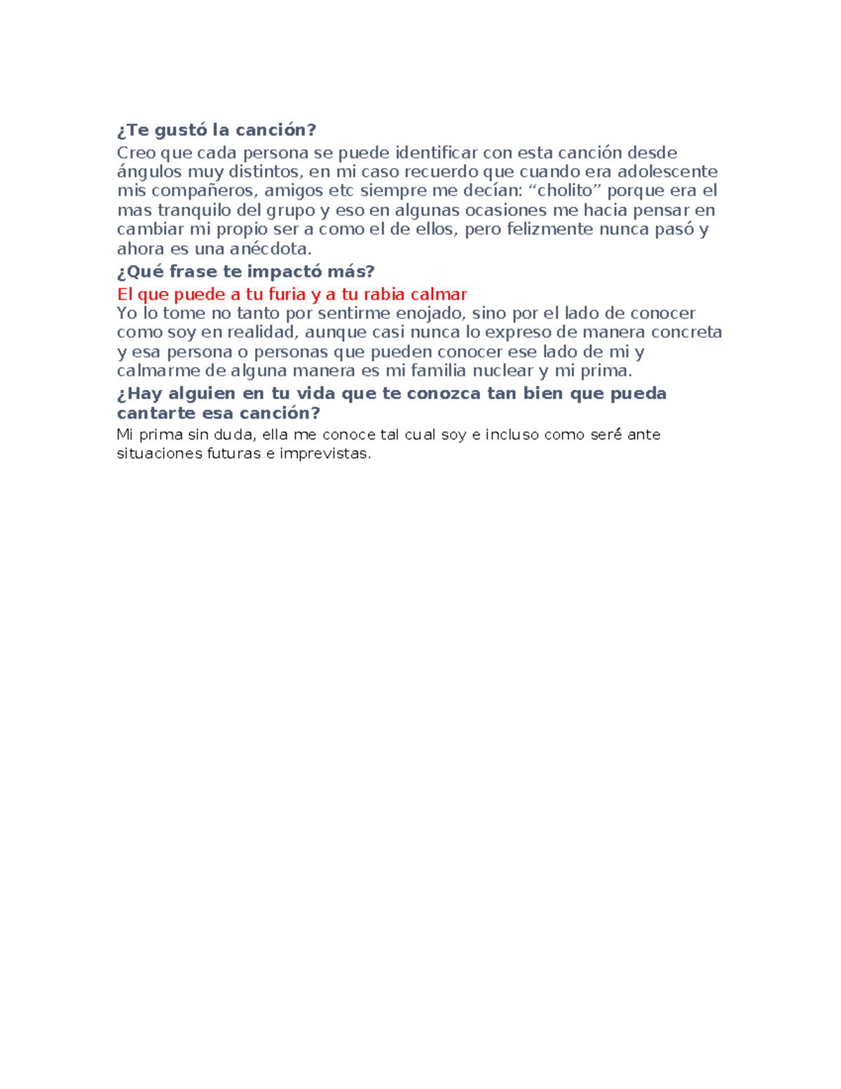 Cancion forge - ¿Te gustó la canción? Creo que cada persona se puede identificar con esta ...