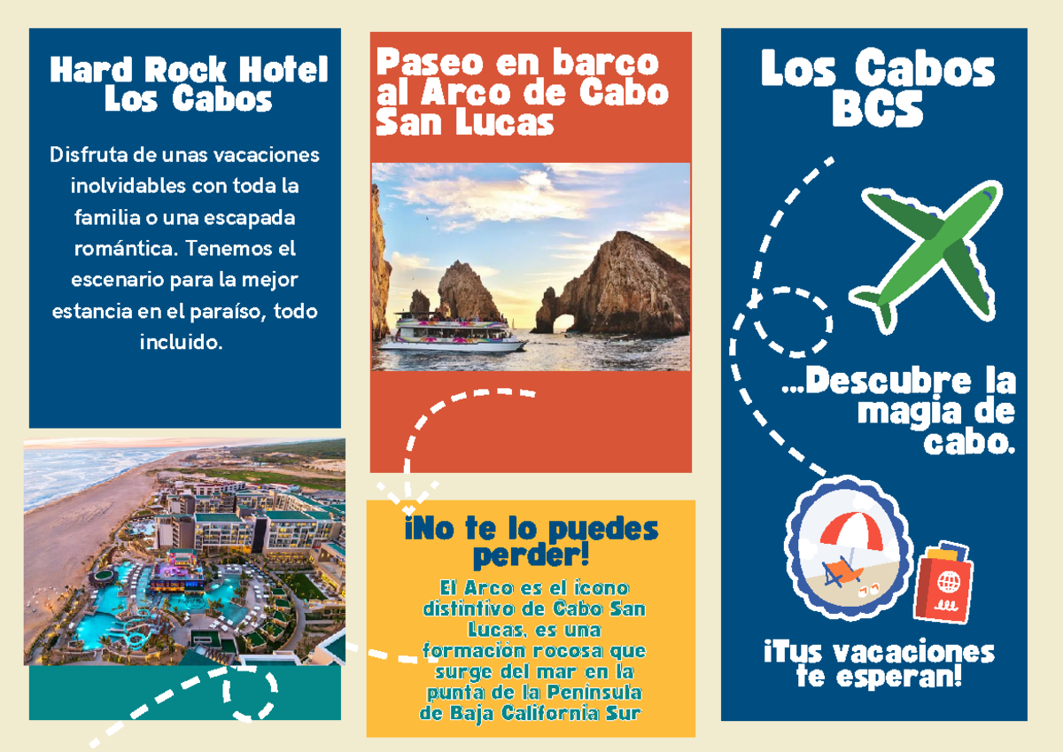 Los Cabos BCS - tríptico - ¡No te lo puedes perder! .. la magia de cabo ...