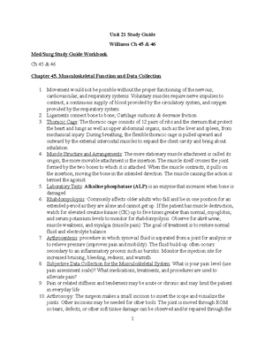 Unit 16 Study Guide - LPN NOTES - Unit 16 Study Guide Williams Ch 51 ...