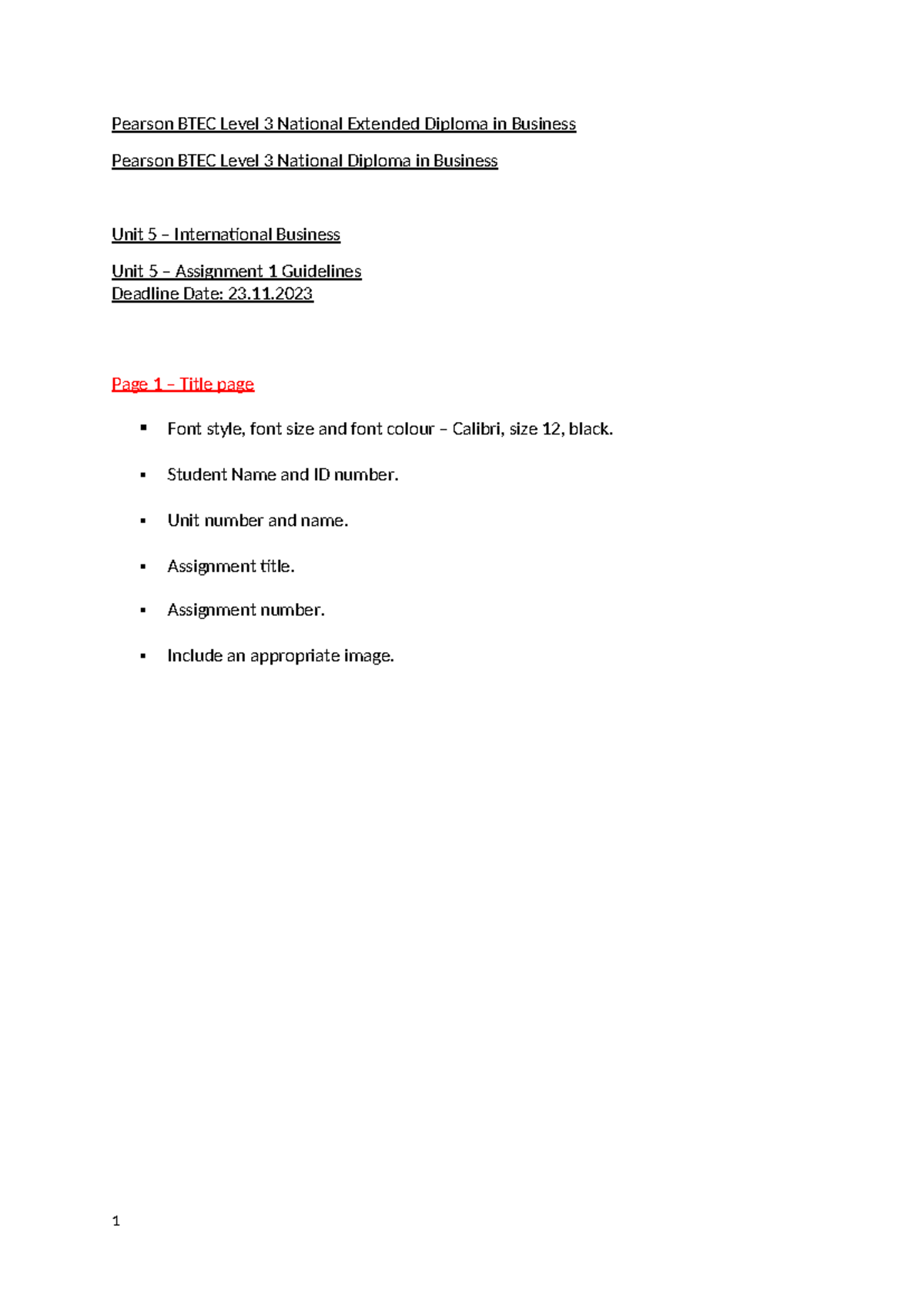 3) Unit 5 - Assignment 1 - Guidelines - Pearson BTEC Level 3 National ...