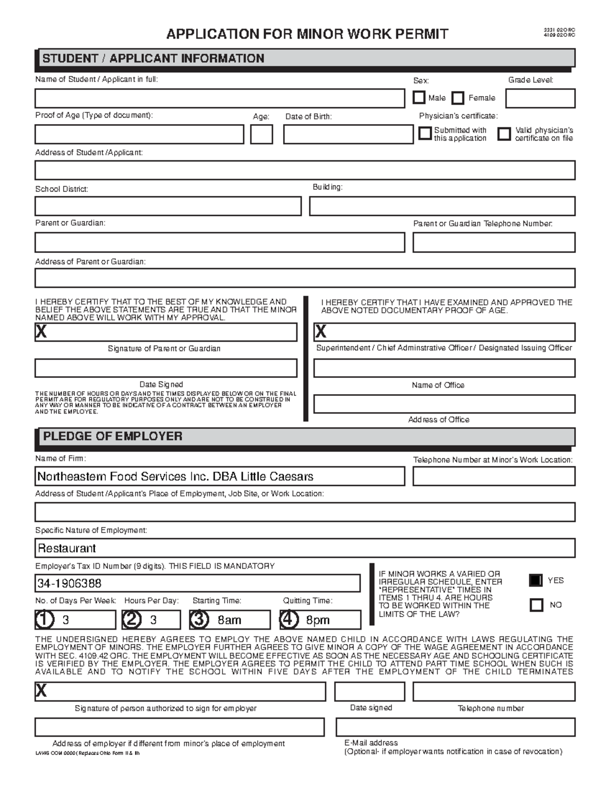 088dbd84 bf0e 48bc a0df 0215f6d62602 - APPLICATION FOR MINOR WORK ...