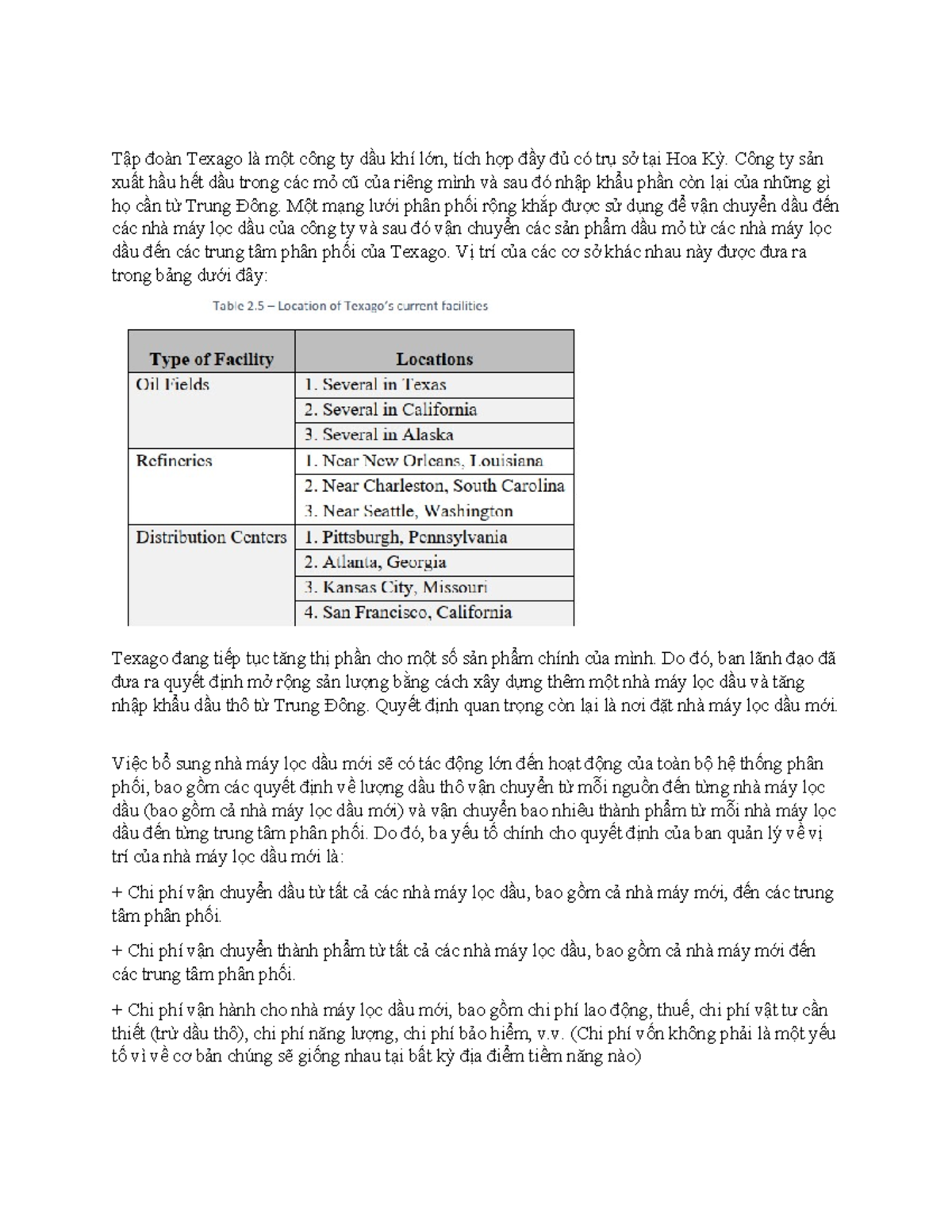 Tập-đoàn-Texago-là-một-công-ty-dầu-khí-lớn - Tập đoàn Texago là một ...